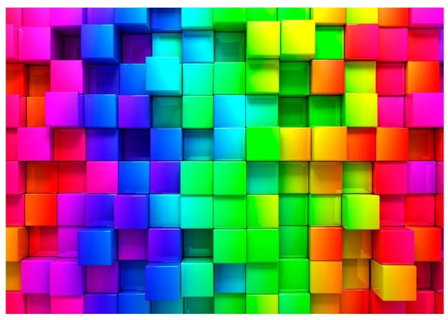 Fototapeta - Colourful Cubes