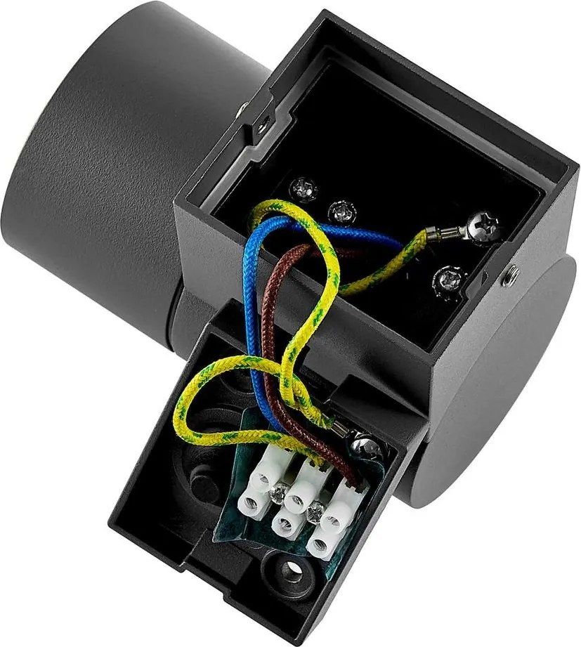 IMPR 731230 Deko-Light venkovní nástěnné přisazené svítidlo Achernar Down, 1x max. 50 W GU10, tmavěšedá - DEKOLIGHT