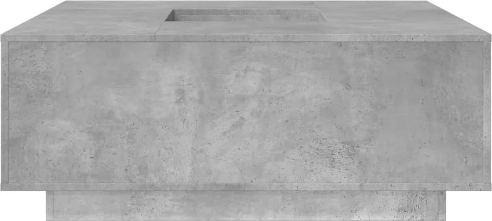 Konferenční stolek betonově šedý 100x100x40 cm kompozitní dřevo 3284052