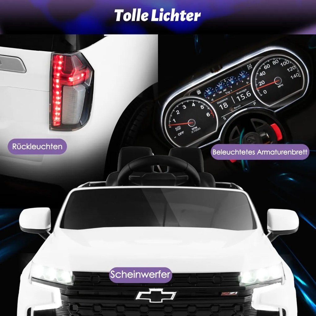 Costway Dětské elektrické auto Chevrolet s 2,4 G dálkovým ovládáním a odpružením