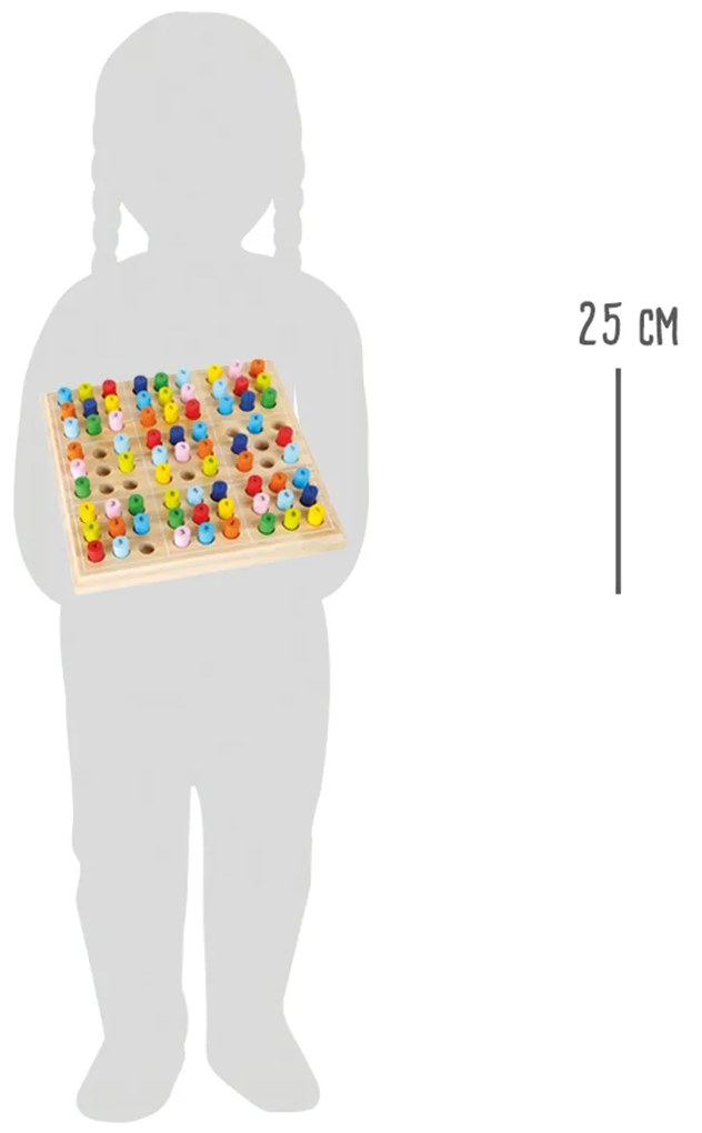 small foot Dřevěné sudoku barevné válečky
