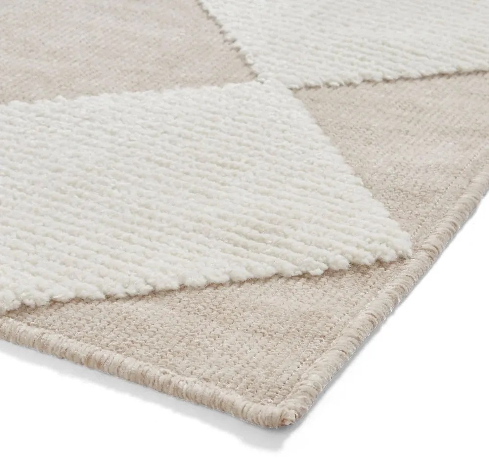 Bílo-béžový pratelný koberec 160x230 cm Lyna Beige&amp;White – Think Rugs