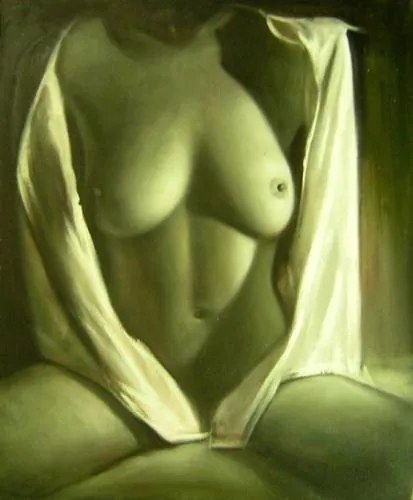 Nahé tělo - 90 x 60cm cm