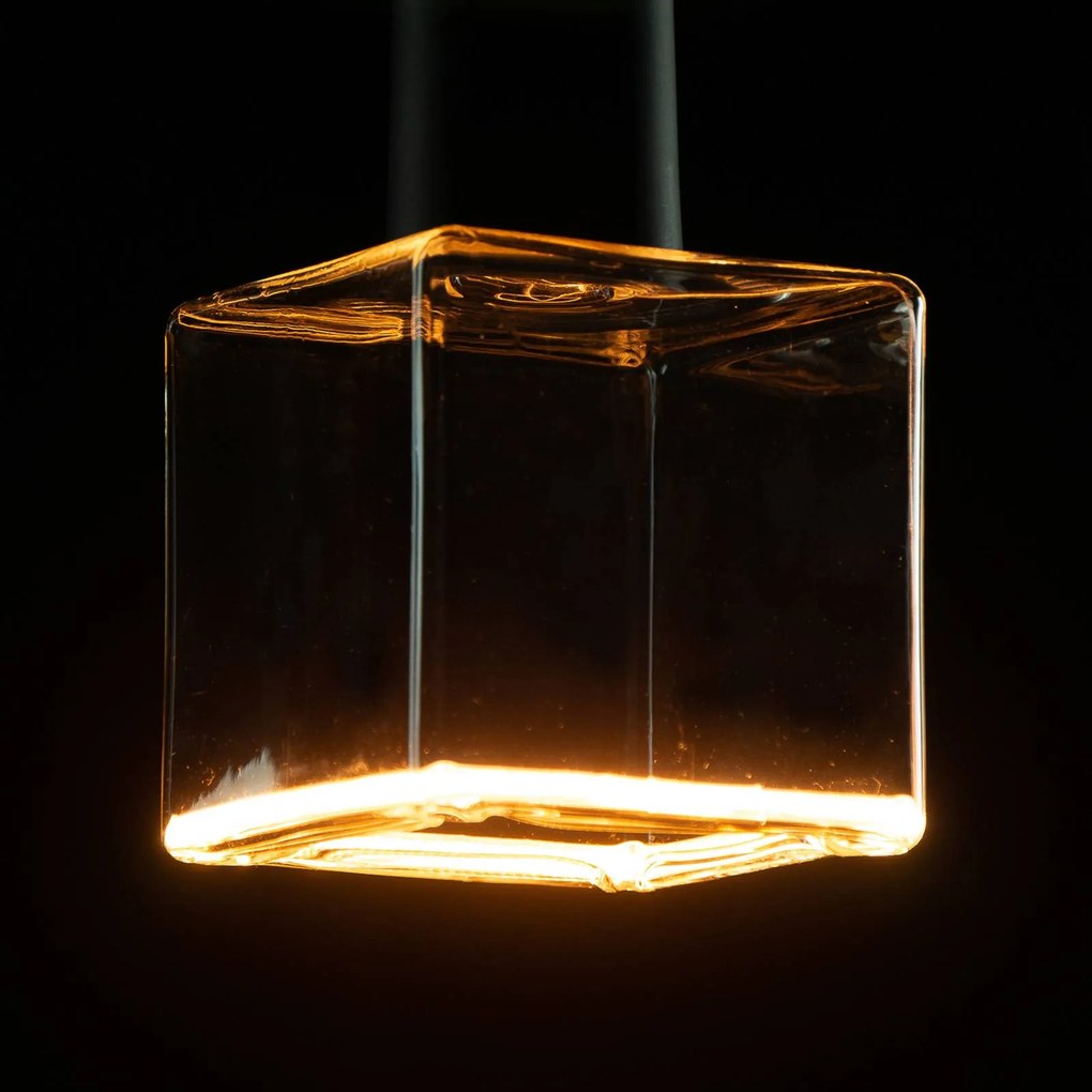 SEGULA LED floating cube 86 E27 4,5W teplá bílá