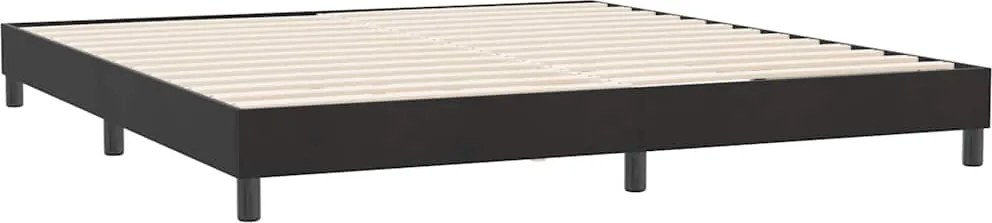 Postel Box Spring bez matrace černá 180x210 cm samet 3315839