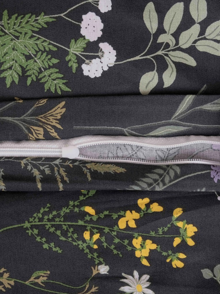 MK Lůžkoviny Bavlněný povlak na polštář Renforcé 40 x 60 cm - Bianca antracitový