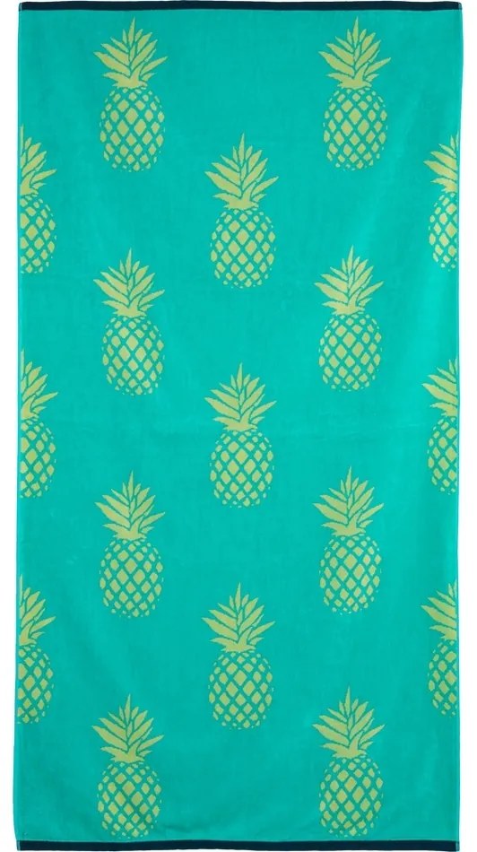 TipTrade Plážová osuška Pineapple, 90 x 170 cm