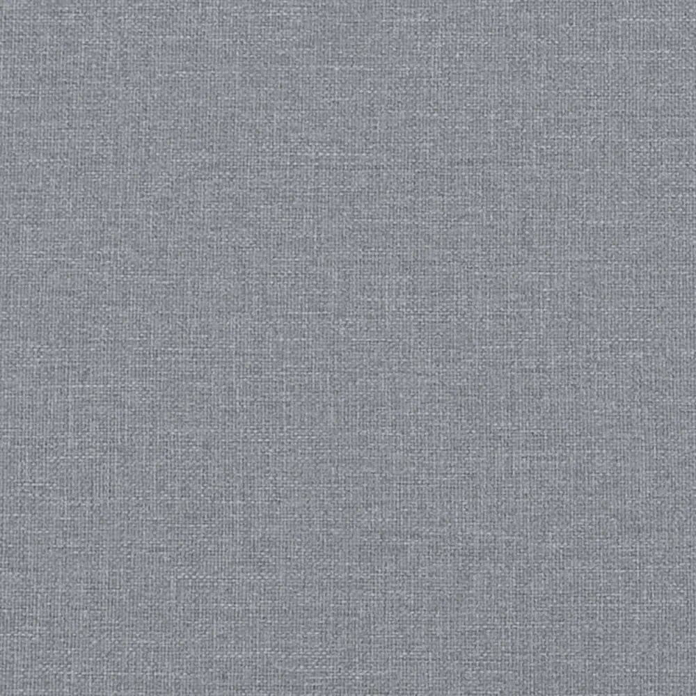 Petromila 3místná pohovka světle šedá 180 cm textil