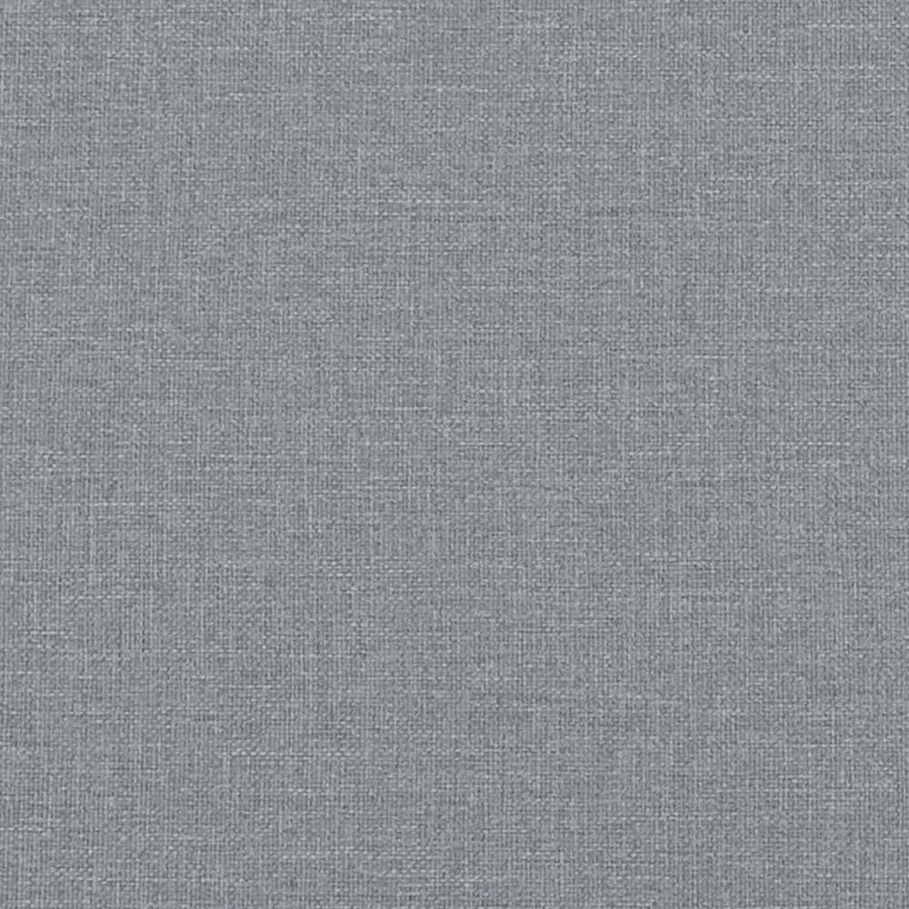 Petromila Pohovka 3místná světle šedá textil