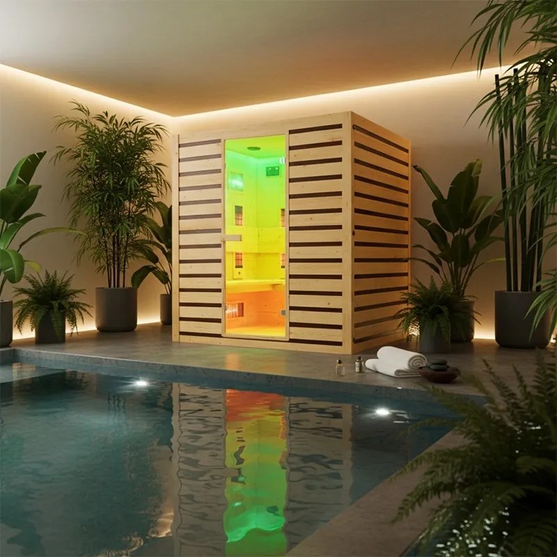 BPS-koupelny Infrasauna Relax HYD-6714 180x150, 3-4 osoby