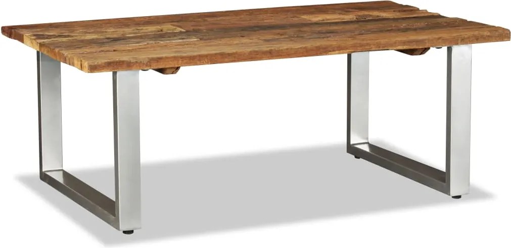 Konferenční stolek masivní recyklované dřevo 100 x 60 x 38 cm 244586