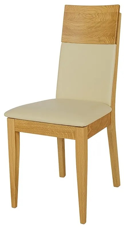 Drewmax Jídelní židle KT371 masiv dub koniak Atos 117