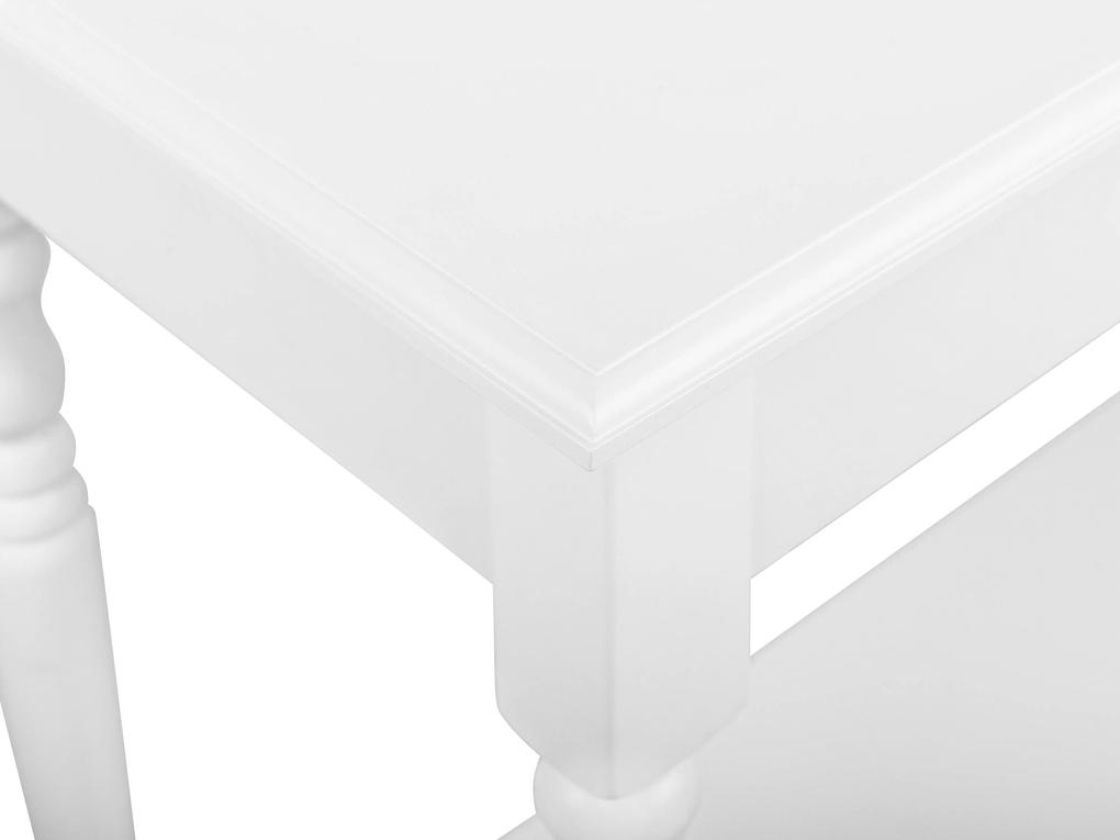 Bílý konzolový stolek TOBAGO Beliani