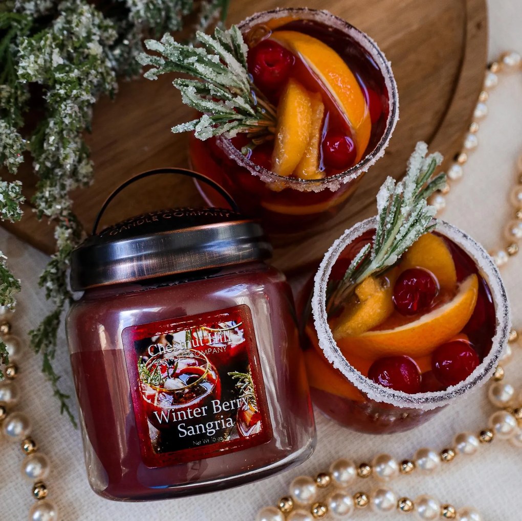 Chestnut Hill Candle svíčka Winter Berry Sangria, 454 g