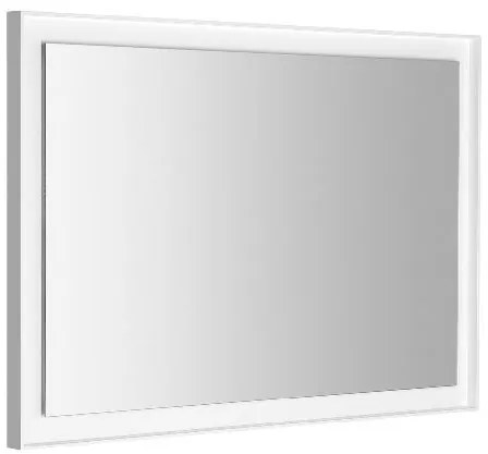 Sapho Zrcadla - Zrcadlo Flut v rámu 1000x700 mm, s LED osvětlením, bílá FT100