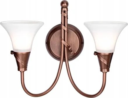 Retro nástěnná lampa EM2-COPPER do předsíně měděná