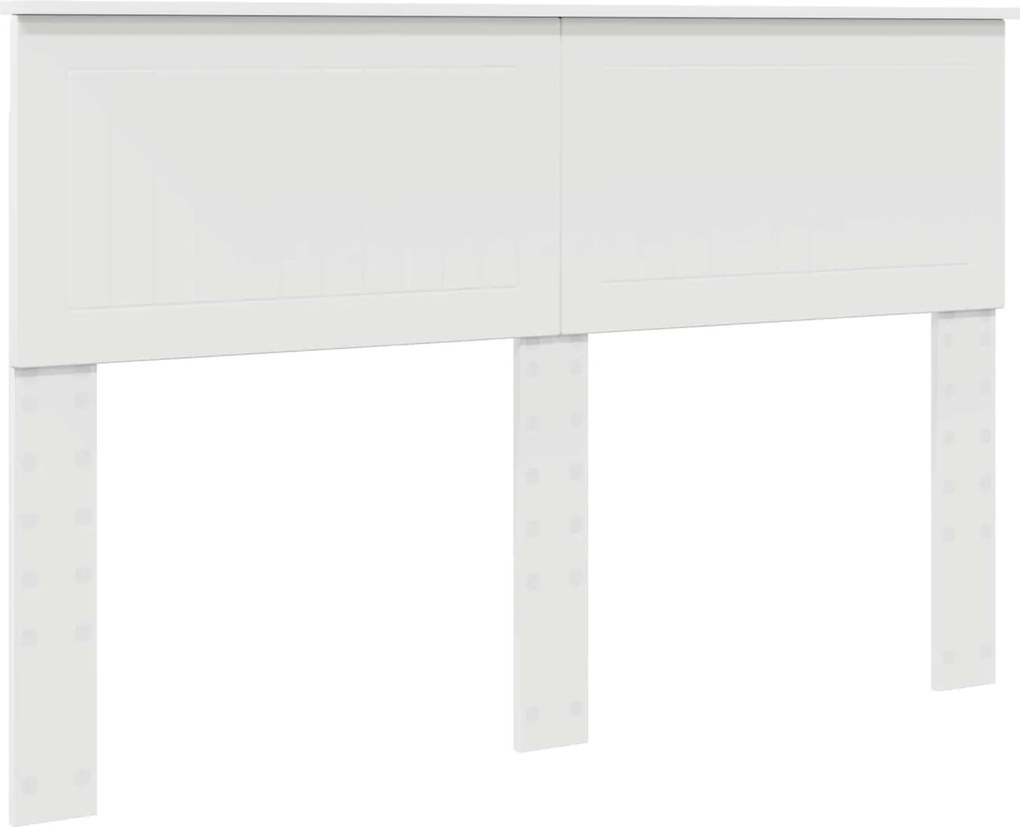 Postel s úložným prostorem Bílá 140 x 190 cm Kompozitní dřevo 3410798