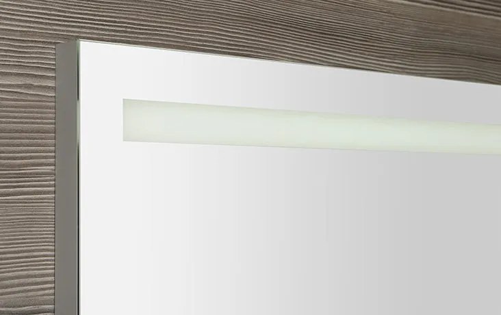 Sapho, BRETO LED podsvícené zrcadlo, skleněná police, 1200x608mm, BT120