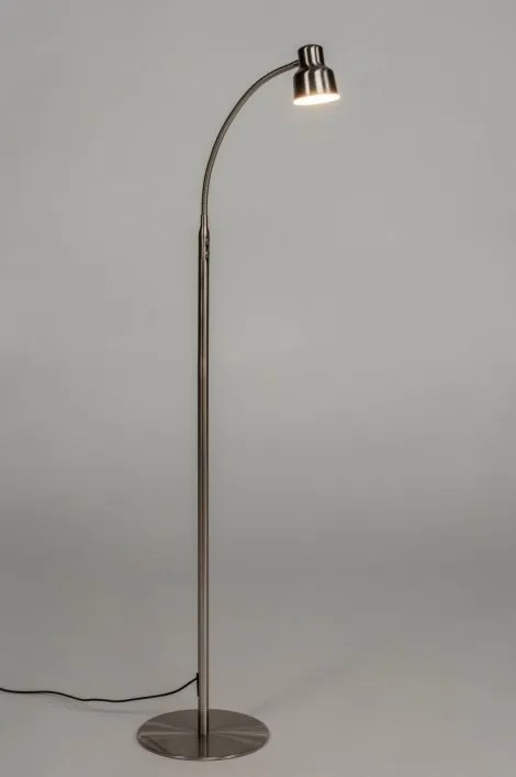 Stojací designová lampa Silver Yalle