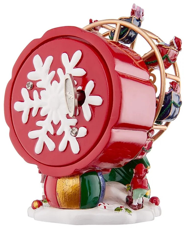 X-MAS Hrací skříňka ruské kolo 10 cm