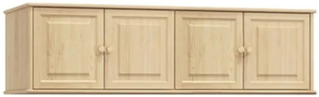 Dřevěný nástavec na šatní skříň N4 160 z masivu borovice jandre