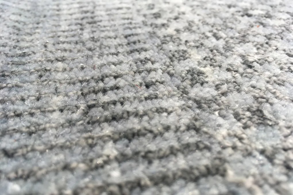Diamond Carpets koberce Ručně vázaný kusový koberec Diamond DC-HALI B Silver/blue - 245x305 cm