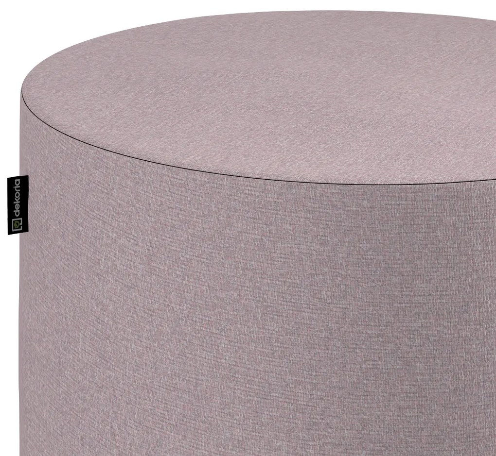 Sedák Barrel- válec pevný barva růžová látka pletený vzor