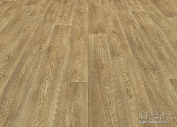 Breno PVC BLACKTEX Columbian Oak 636L – světle hnědé dřevo, šíře 400 cm