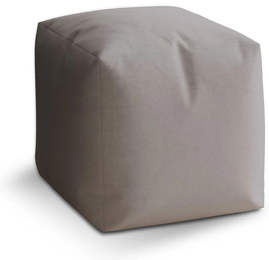 Taburet Cube šedá, šedá