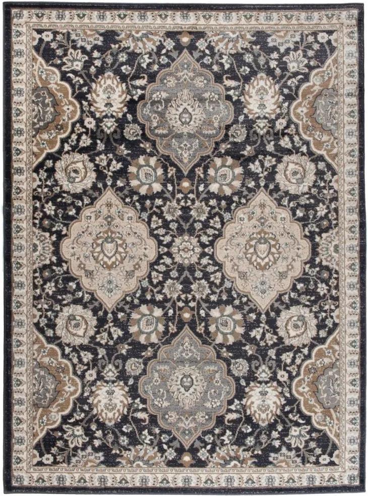 Kusový koberec Dubai antracitový, Velikosti 120x170cm