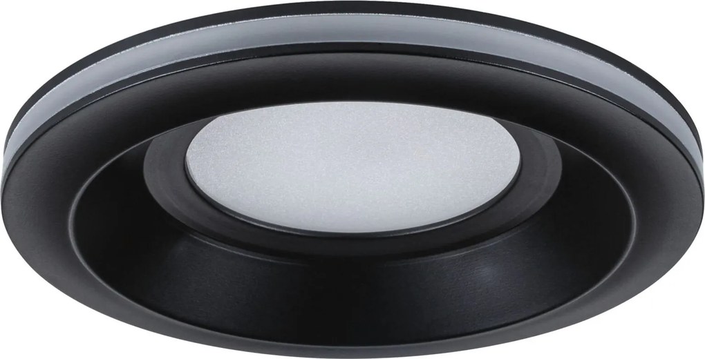 P 92251 LED vestavné svítidlo Sormus samostatné svítidlo IP65 kruhové 100mm 4,8W / 1,5W / 230V 3000K černá - PAULMANN