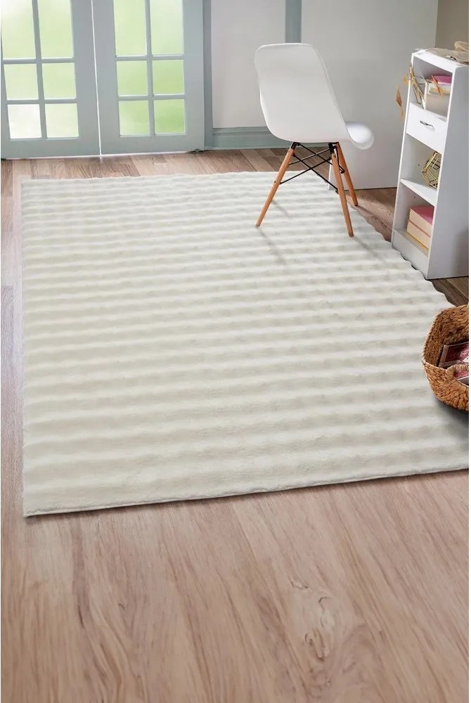 Slonovinový pratelný koberec 150x230 cm Bubble Emarald – Mila Home