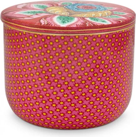 Pip Studio Twinkle Star dóza Ø11,5 cm, růžová (Koupelnová skladovací dóza)