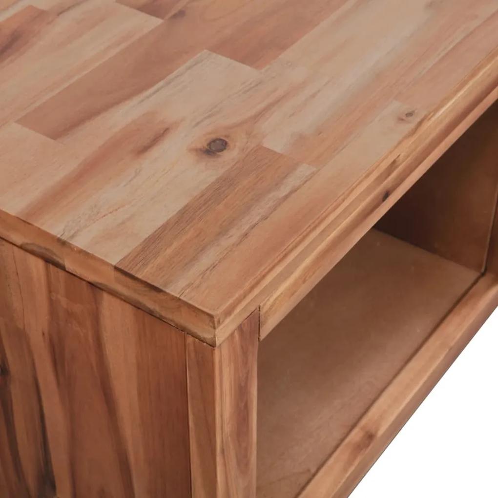 vidaXL Konferenční stolek masivní akáciové dřevo 90 x 50 x 37,5 cm [246043]