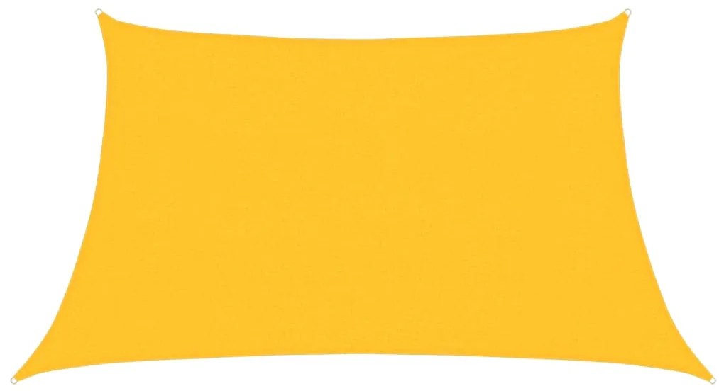 Stínící plachta 160 g/m² žlutá 3/4 x 2 m HDPE 311598