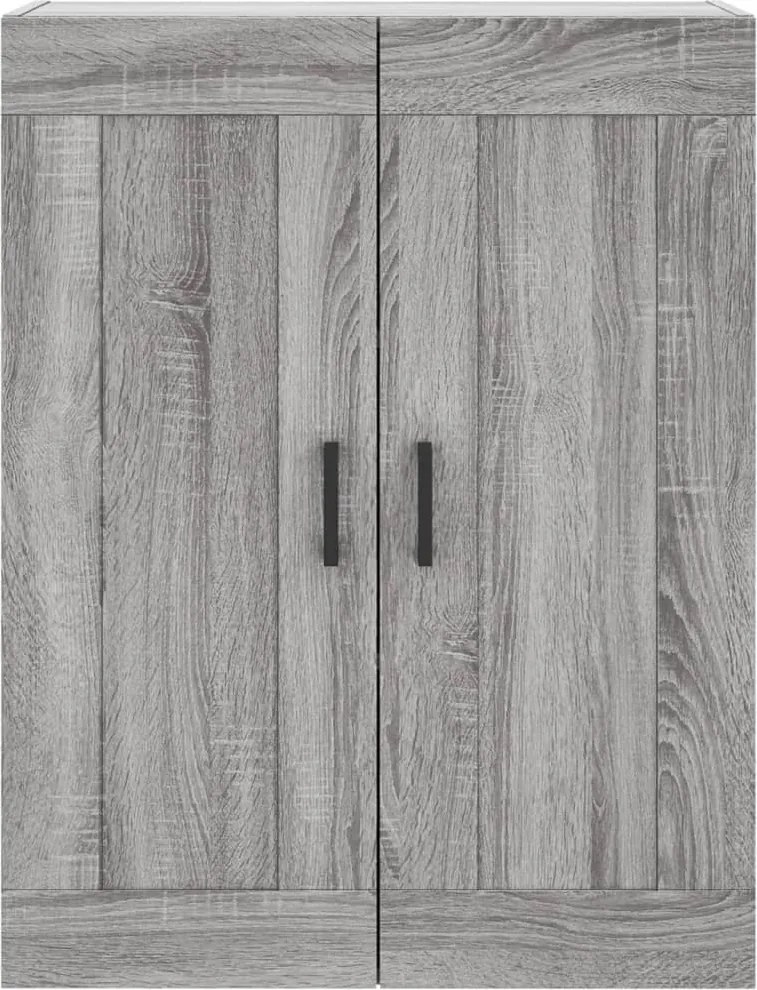 Skříň highboard šedá sonoma 69,5 x 34 x 180 cm kompozitní dřevo 3199687