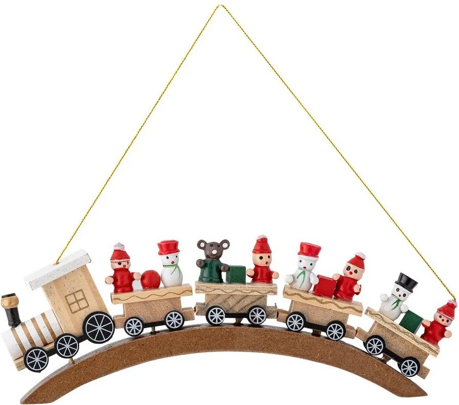 Dřevěná vánoční ozdoba 22 cm Bertie – Bloomingville
