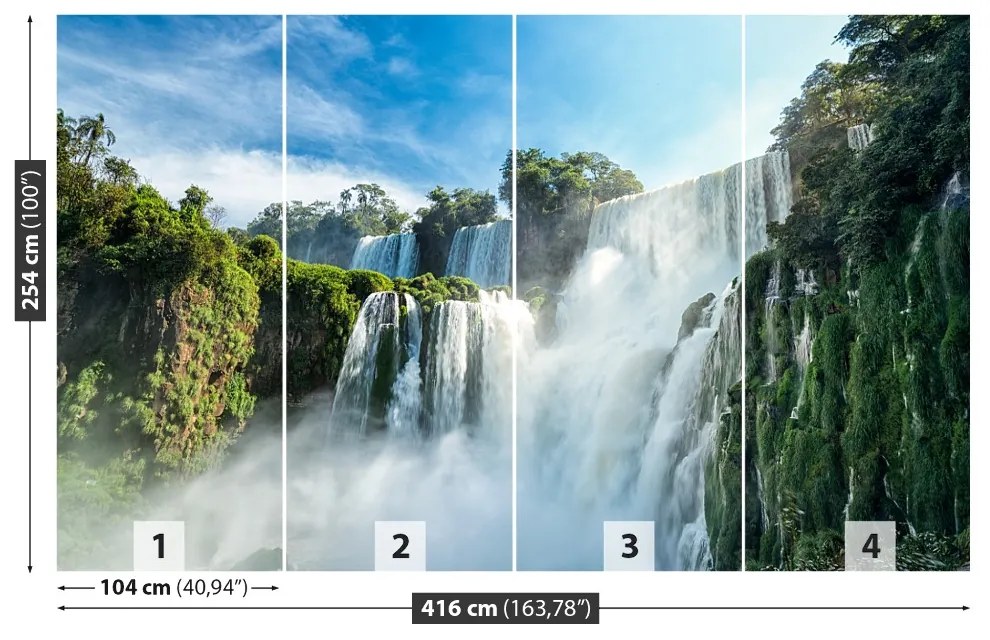 Fototapeta Iguazú vodopád 104x70