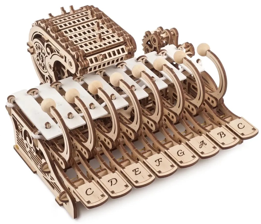 Ugears 3D dřevěné mechanické puzzle Programovatelná celesta
