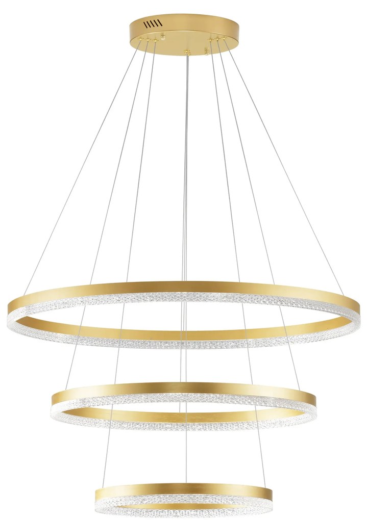 LED lustr Adria 3 zlaté