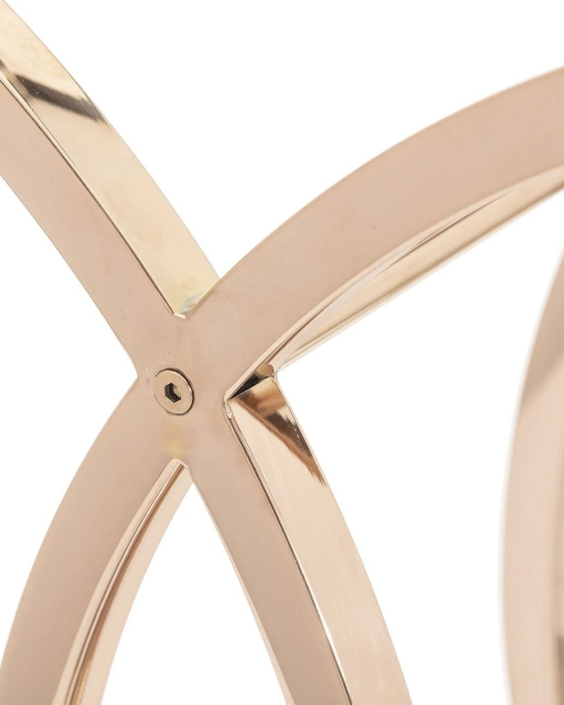 Boční stolek Chica rose gold 128x40x79cm