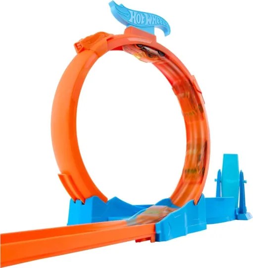 Stavebnice Hot Wheels Track Creator Triple Looping Set Mattel JDW39