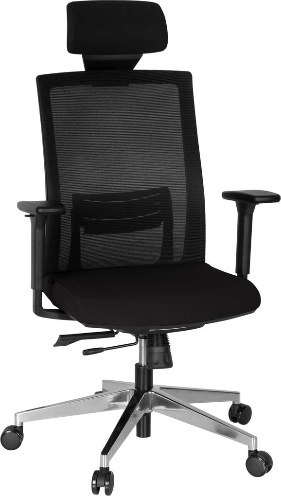 XXXLutz OTOČNÁ ŽIDLE, síťovina, plochá tkanina, černá MID.YOU - Online Only kancelářské židle - 001918038401