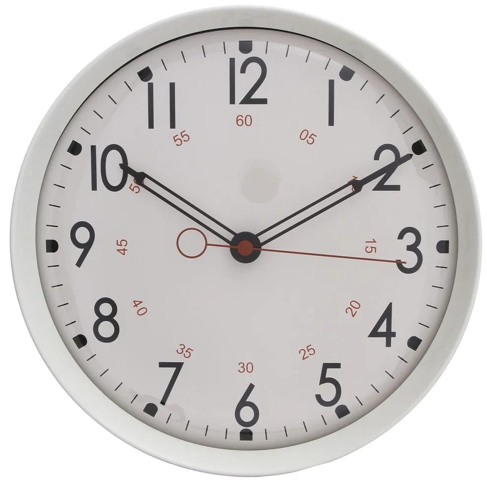 Bílé hodiny na stěnu, moderní hodiny, hodiny do obýváku, hodiny do kuchyně,  dekorativní hodiny, designové hodiny, bílé hodiny | BIANO
