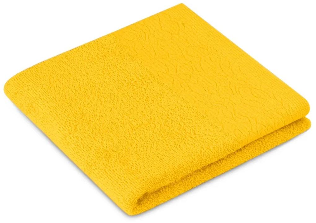 Sada 3 ks ručníků FLOSS klasický styl žlutá