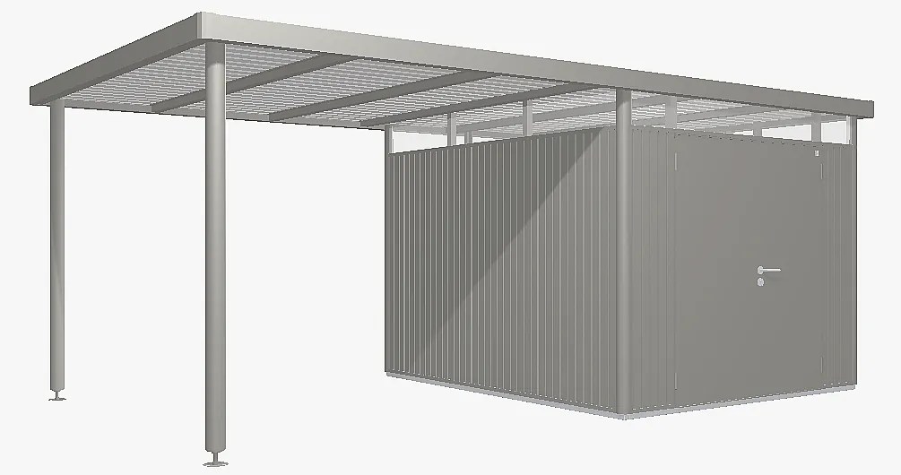 Biohort Zahradní domek BIOHORT HighLine DUO H5 275 x 315 (šedý křemen metalíza)