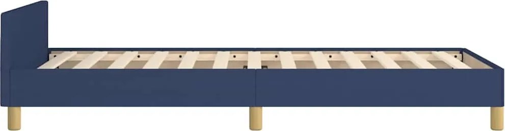 Rám postele s čelem modrý 90x190 cm textil 3125347