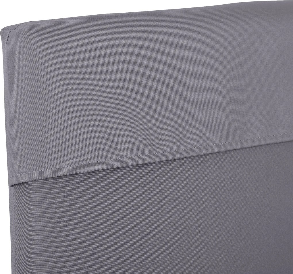 Outsunny Sada 2-ks Polštářů na Houpací Křeslo 130x45x5 cm Polstrovaný Polštář na Sedák a Opěradlo pro Zahradní Terasu Balkon Venku Šedý
