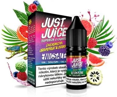 Just Juice Salt Cherimoya, grapefruit a bobule 10ml (11mg)