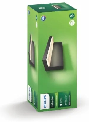 Philips 16483/93/P0 - LED venkovní nástěnné svítidlo BUSTAN 2xLED/4,5W IP44